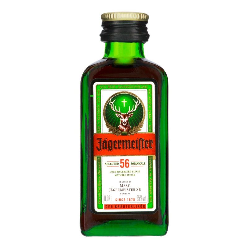 Jagermeister Kleine Mini Shot Flesjes 2cl x24 Prijs 17,60 Aanbieding