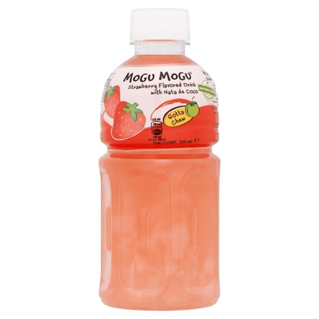 Mogu Mogu Aardbei 24 Flesjes 320ml | goedkoopdrank.nl