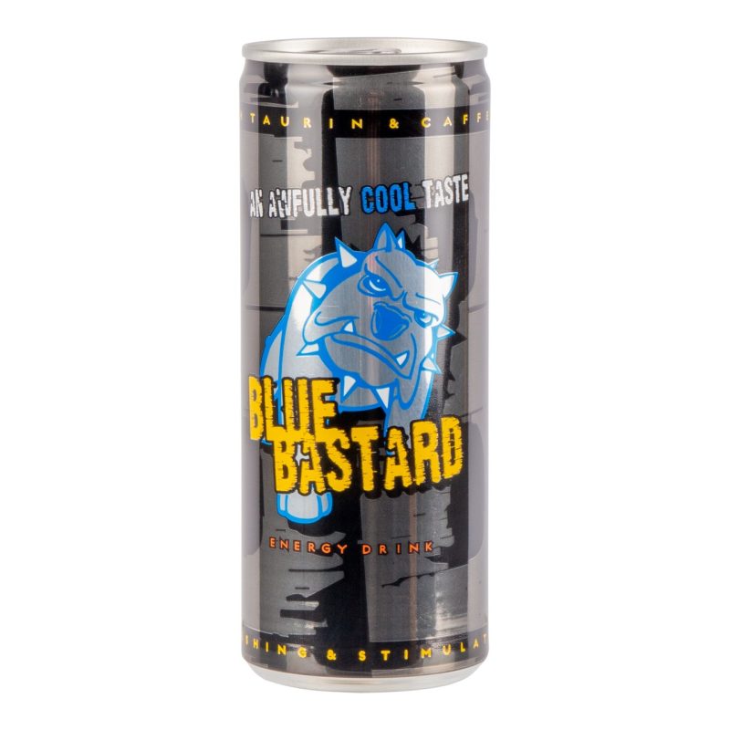 Blue Bastard Energy Drink Blikjes Tray PRIJS 11,45 Bestellen Aanbieding
