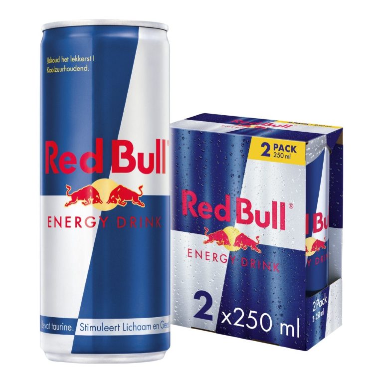 Red Bull 2-pack blikjes TRAY PRIJS 25,95 Kopen Aanbieding