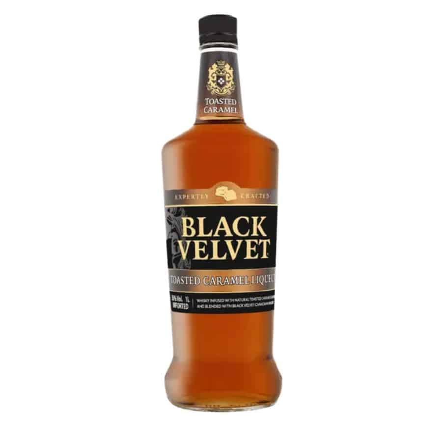 Black Velvet Toasted Caramel Canadian Whisky 1 Liter | Caramel Whisky