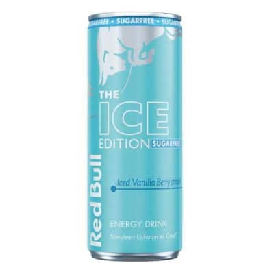 Red Bull Ice Edition Blikjes 25cl Tray 12 Stuks – Iced Vanilla Berry